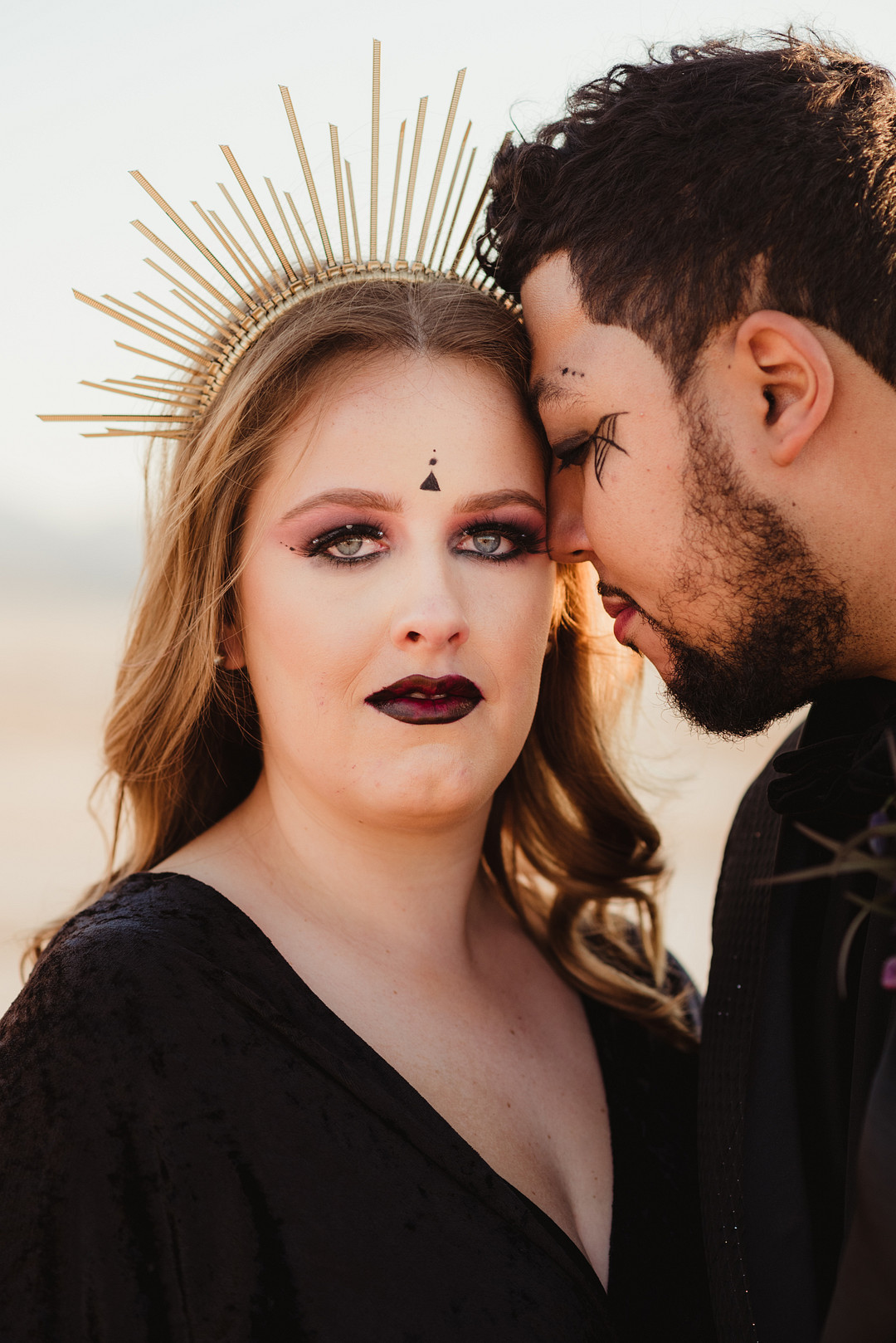 Gothic Day of the Dead Elopement Inspiration | Amber Garrett ...